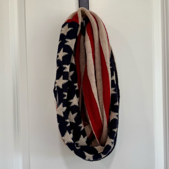 Accessories | Sylvia Alexander American Flag Infinity Scarf Usa Stars ...